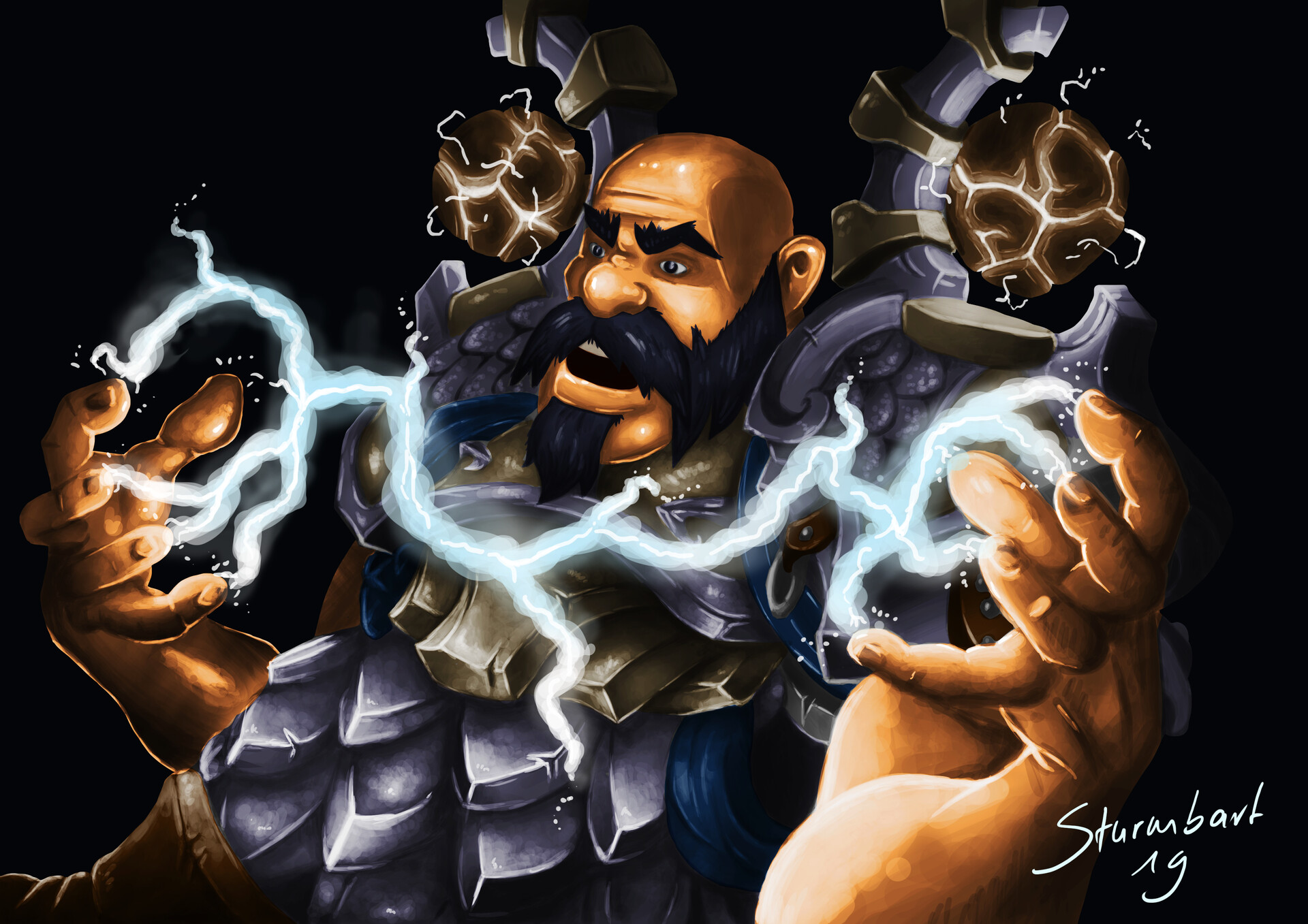 ArtStation - Kul Tiran shaman fanart