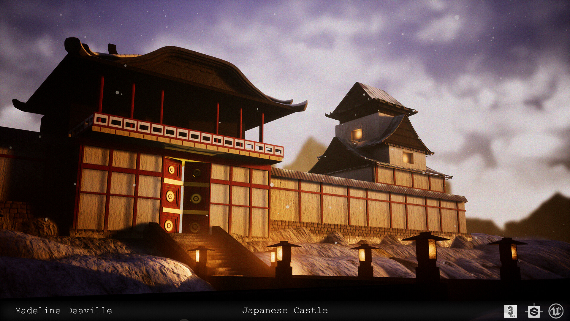 ArtStation - Japanese Castle