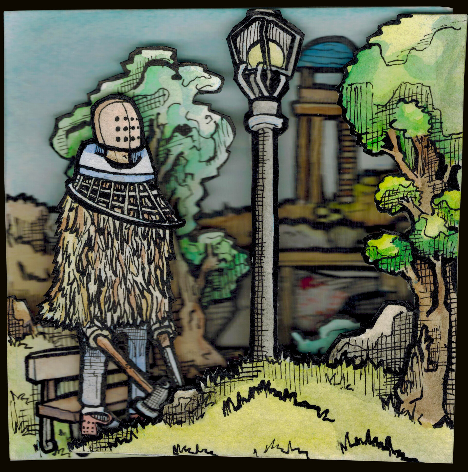 ArtStation - MultiLayer Watercolor Drawing 1