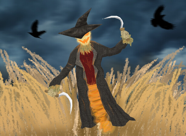 ArtStation - Haunted Scarecrow