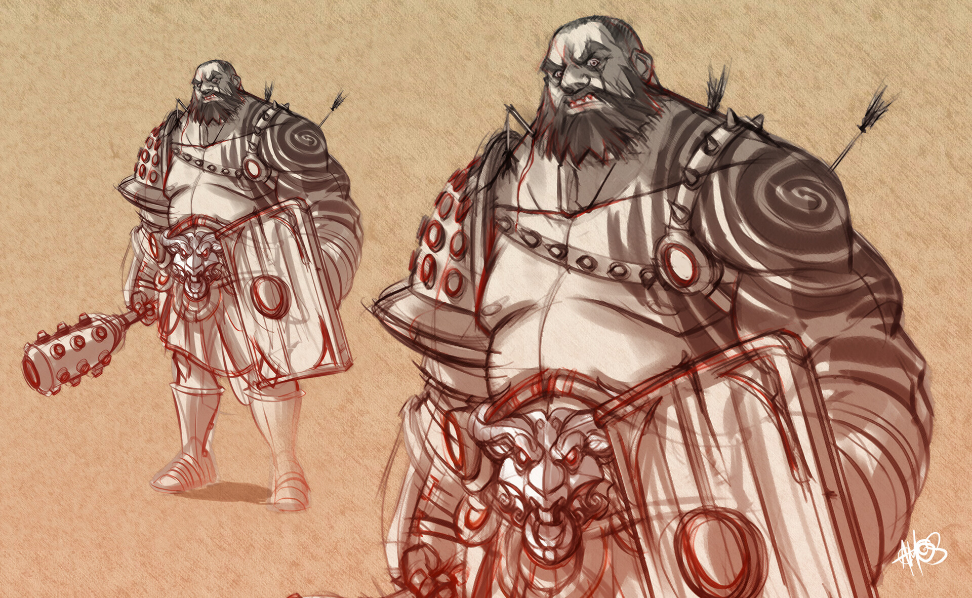 ArtStation - Gladiator Character