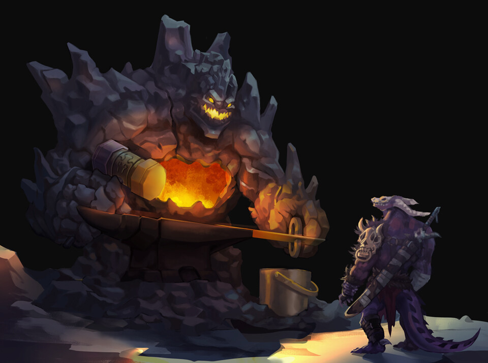 ArtStation - Rock Blacksmith