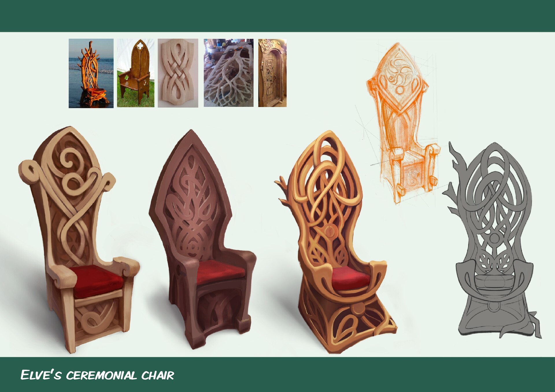 ArtStation - Elve´s chair design