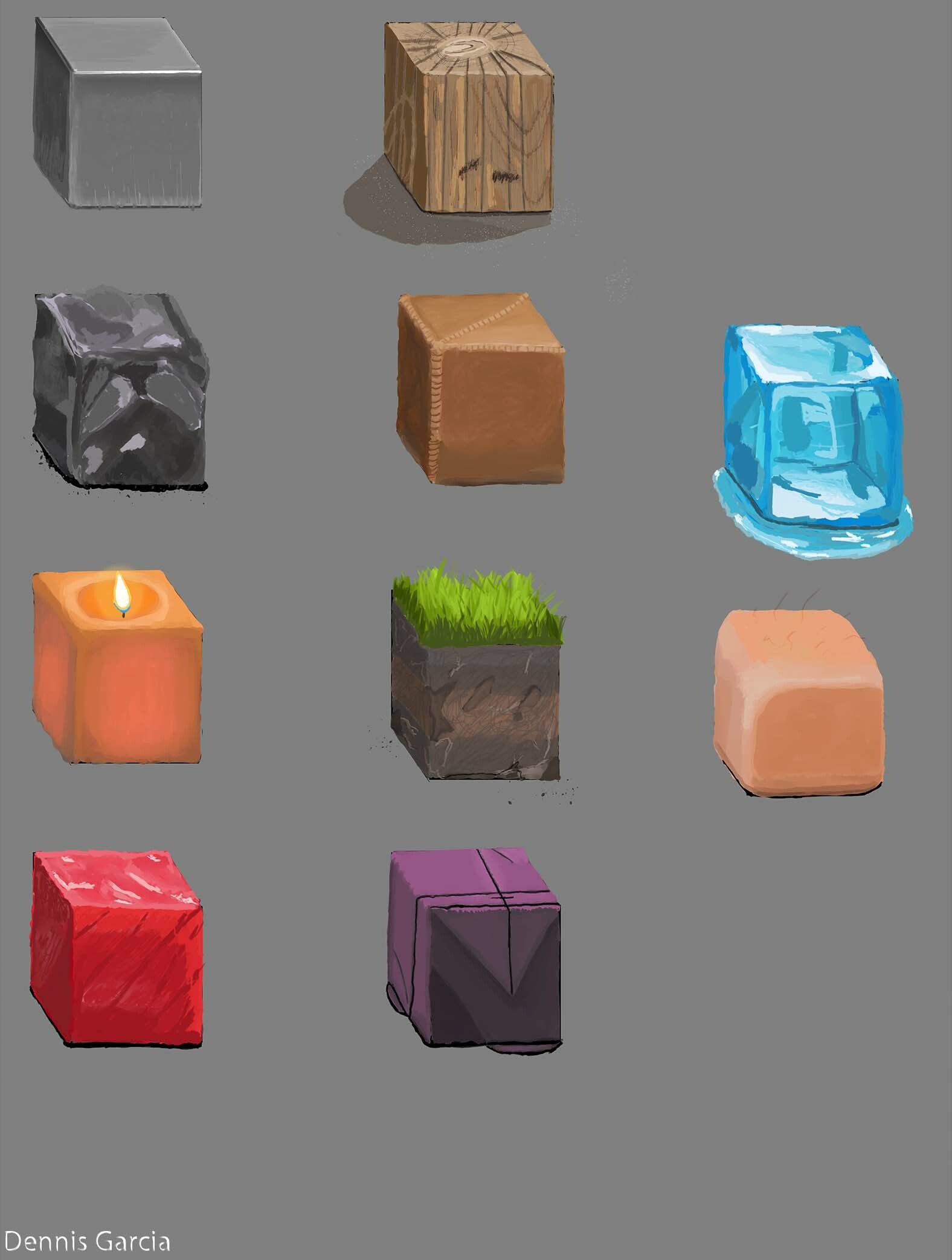 ArtStation - Material Cubes