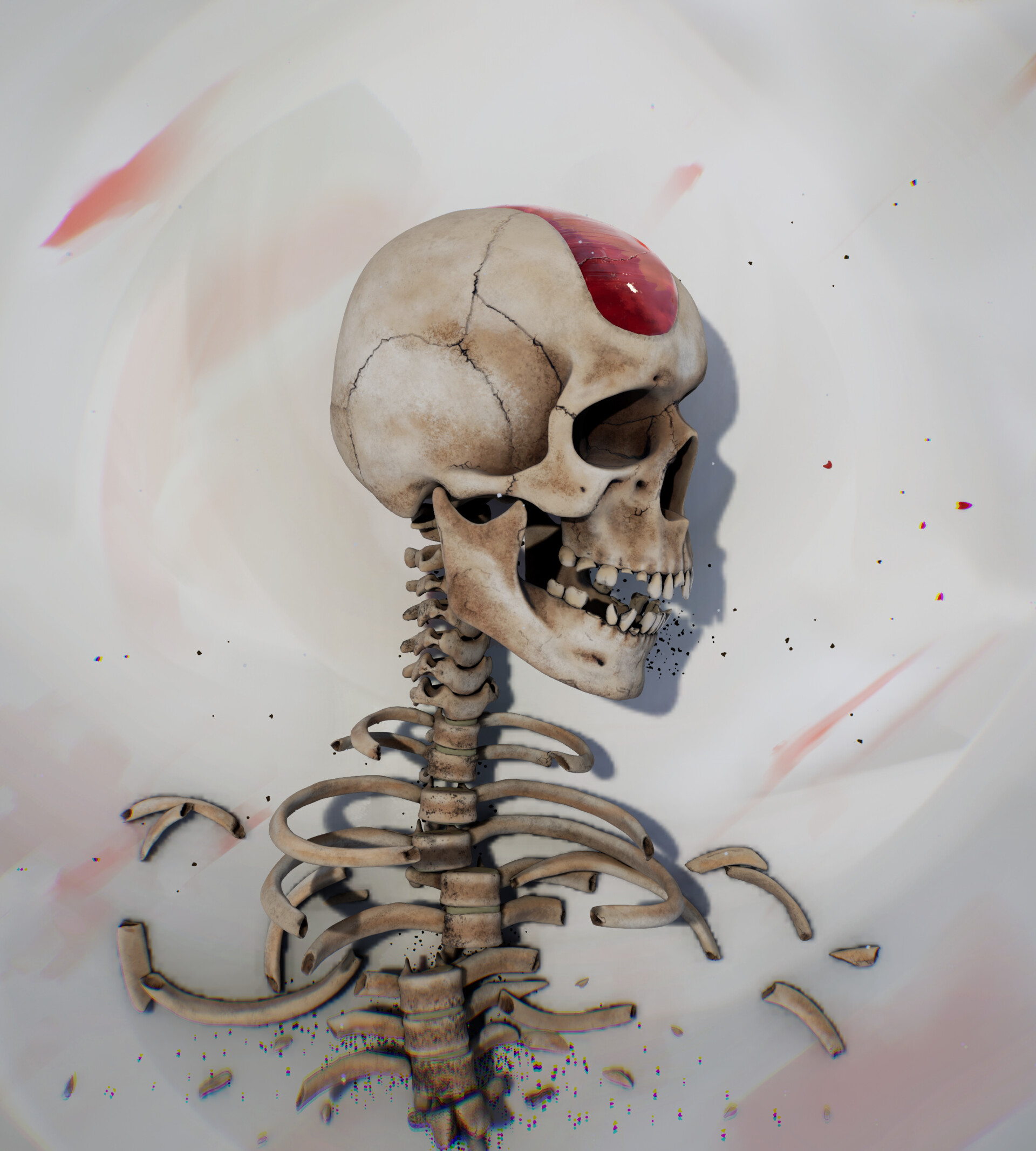 ArtStation - Jewelled Skeleton