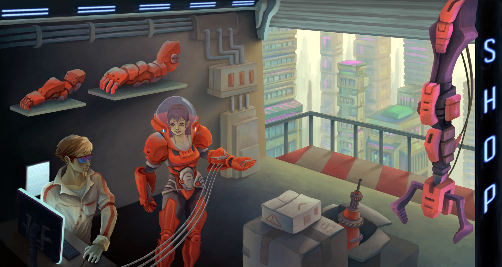 ArtStation - Sci Fi Shop