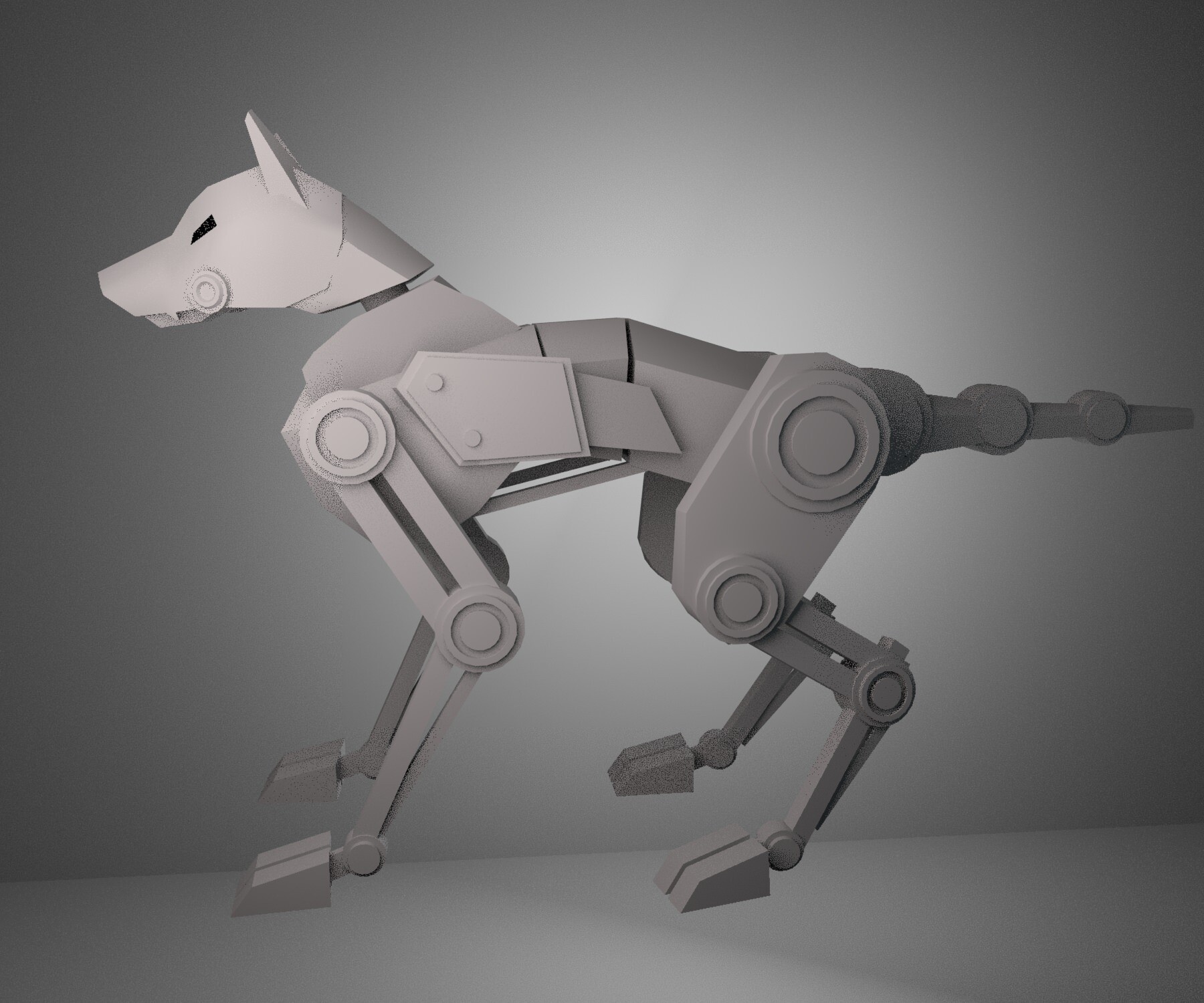 mechanical hound drawing