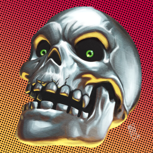 ArtStation - Silver Skull