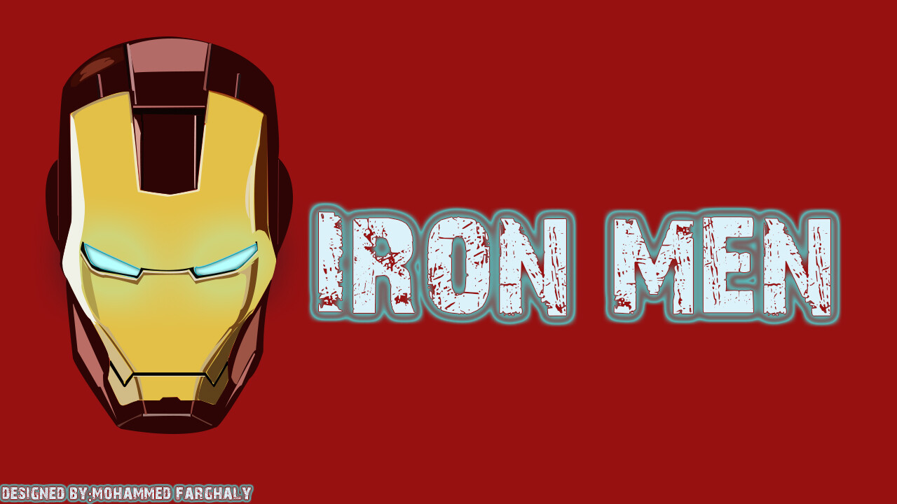 iron man vector design