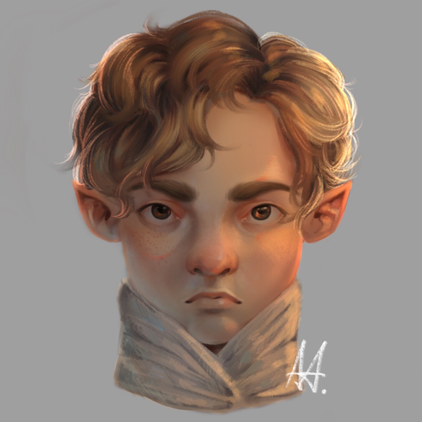 ArtStation - Halfling Face Design - Lightning Exercise