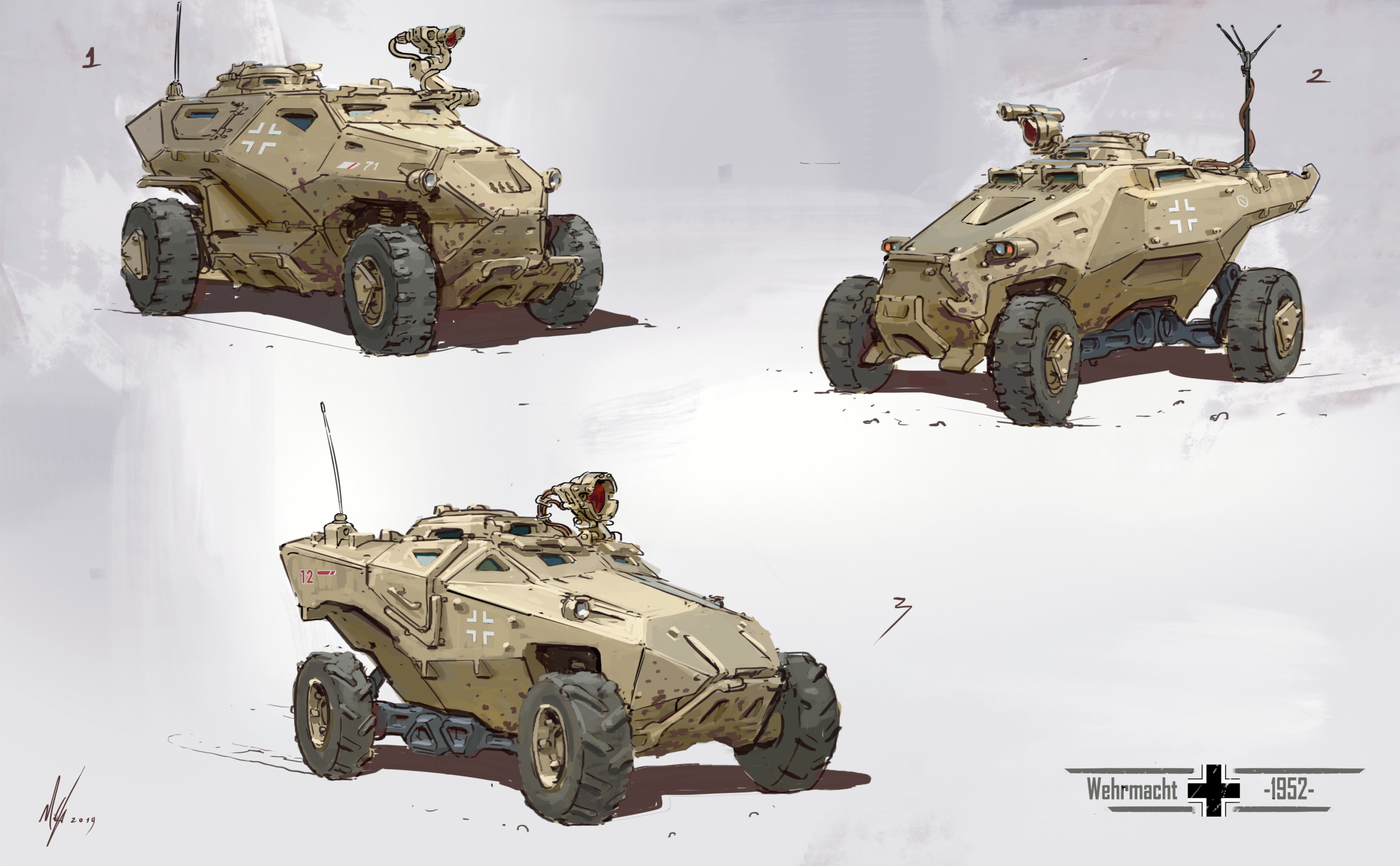 Michal Kus - Project 1952: Scout Car Explorations
