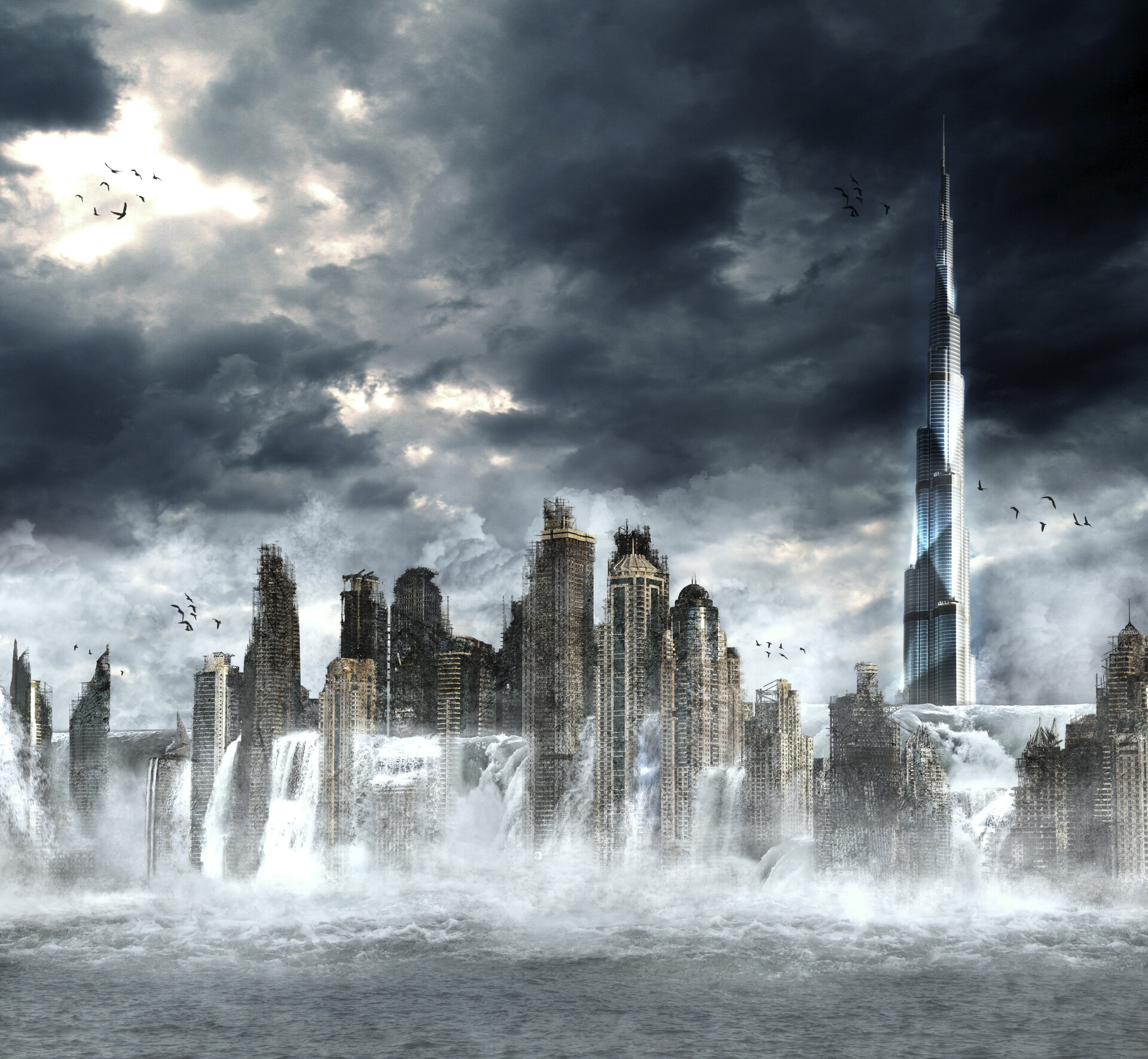 Alexander Hahn - Matte Painting post-apocalyptic Dubai