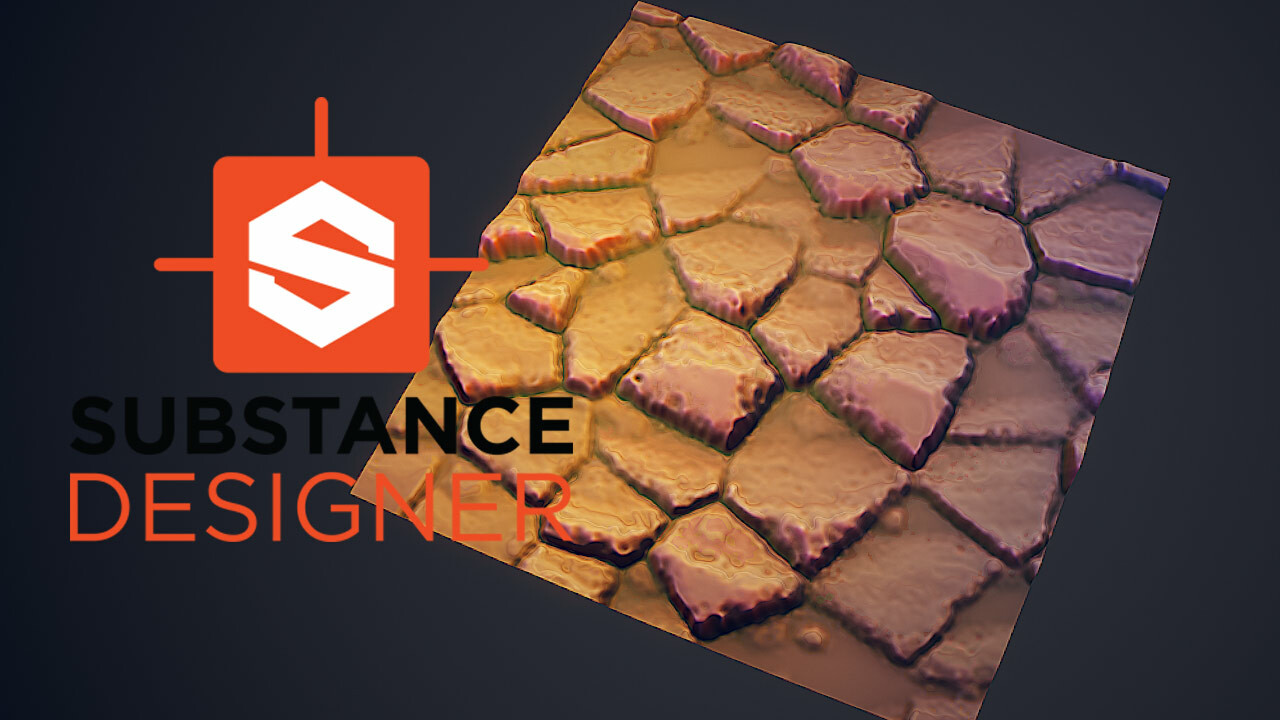 3dExtrude Tutorials - Stylized Desert Floor - Substance Designer