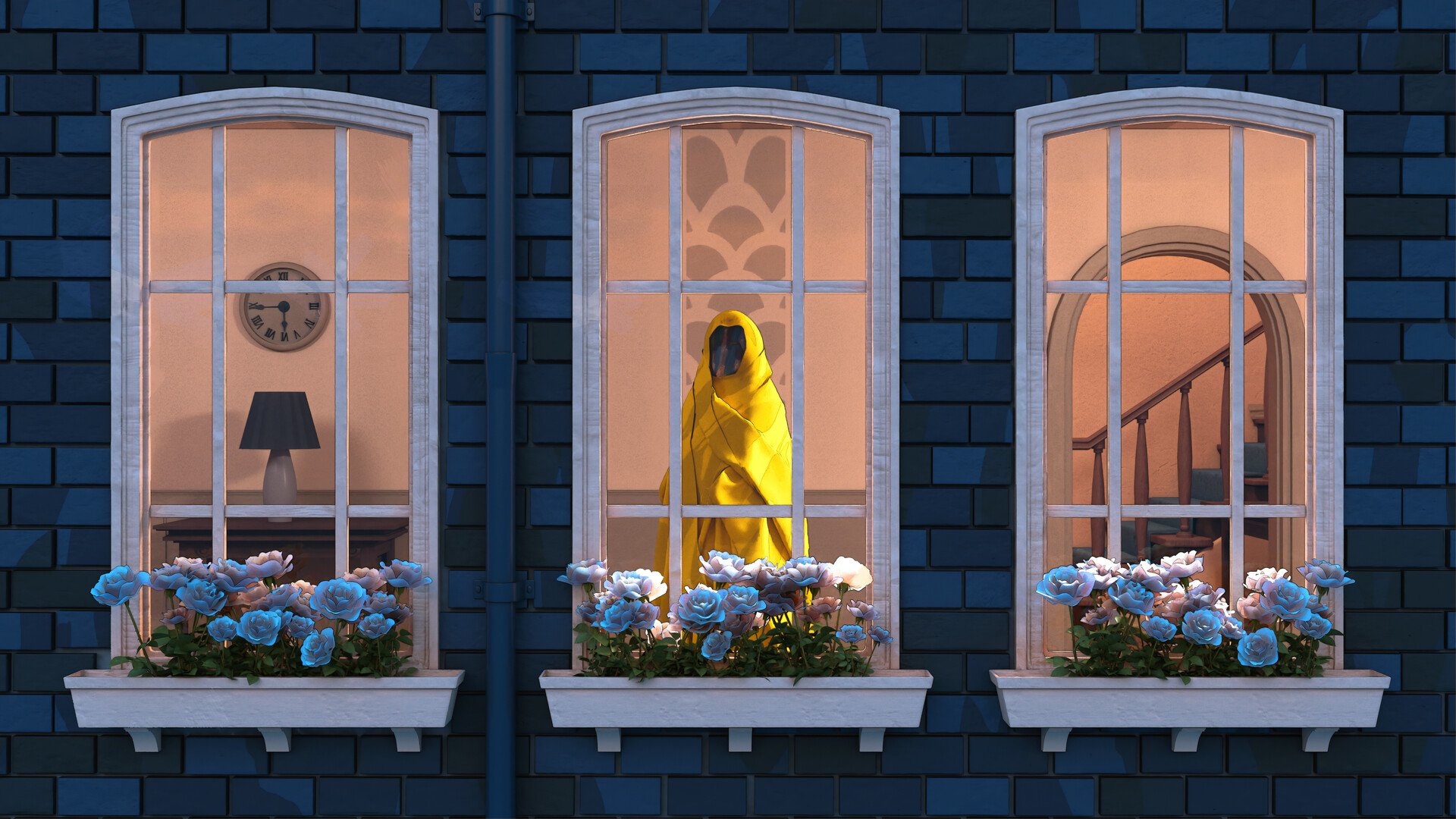 ArtStation - Through the window.