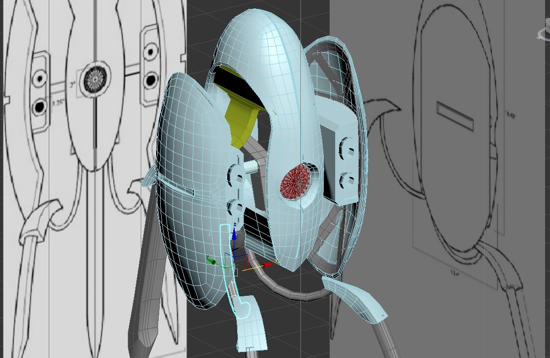 Portal Turret Blueprints