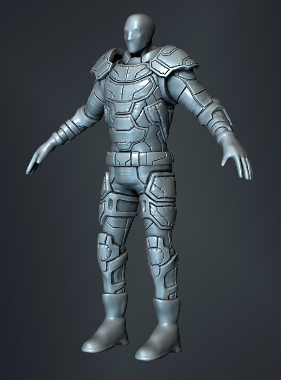 John Yakimow - The Pit Infinity | Armor Sculpts