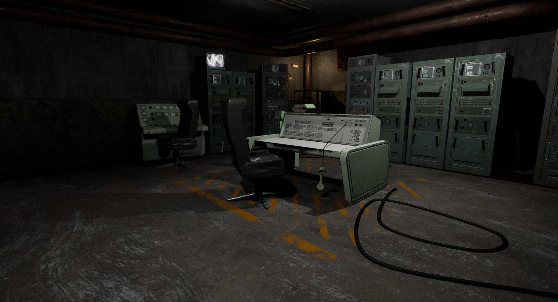 ArtStation - Missile Silo Control Room