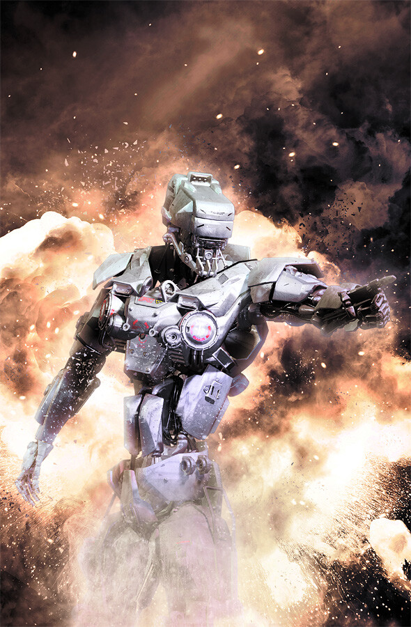 ArtStation - Robowar - premade book cover