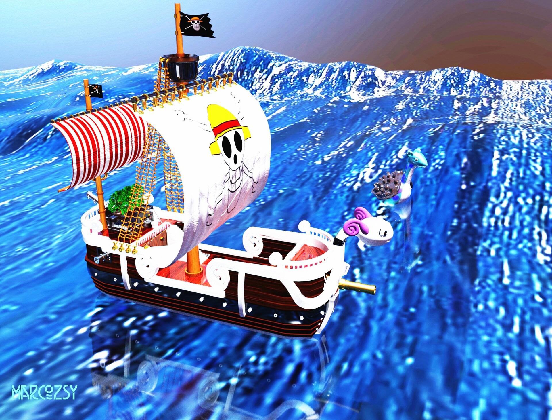 ArtStation - Going Merry Ship