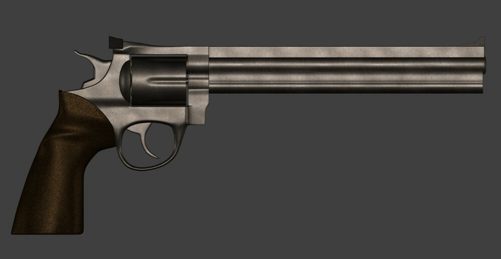 ArtStation - Revolver gun