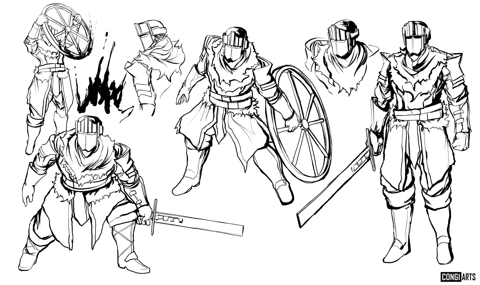 ArtStation - Executioner Concept Sheet