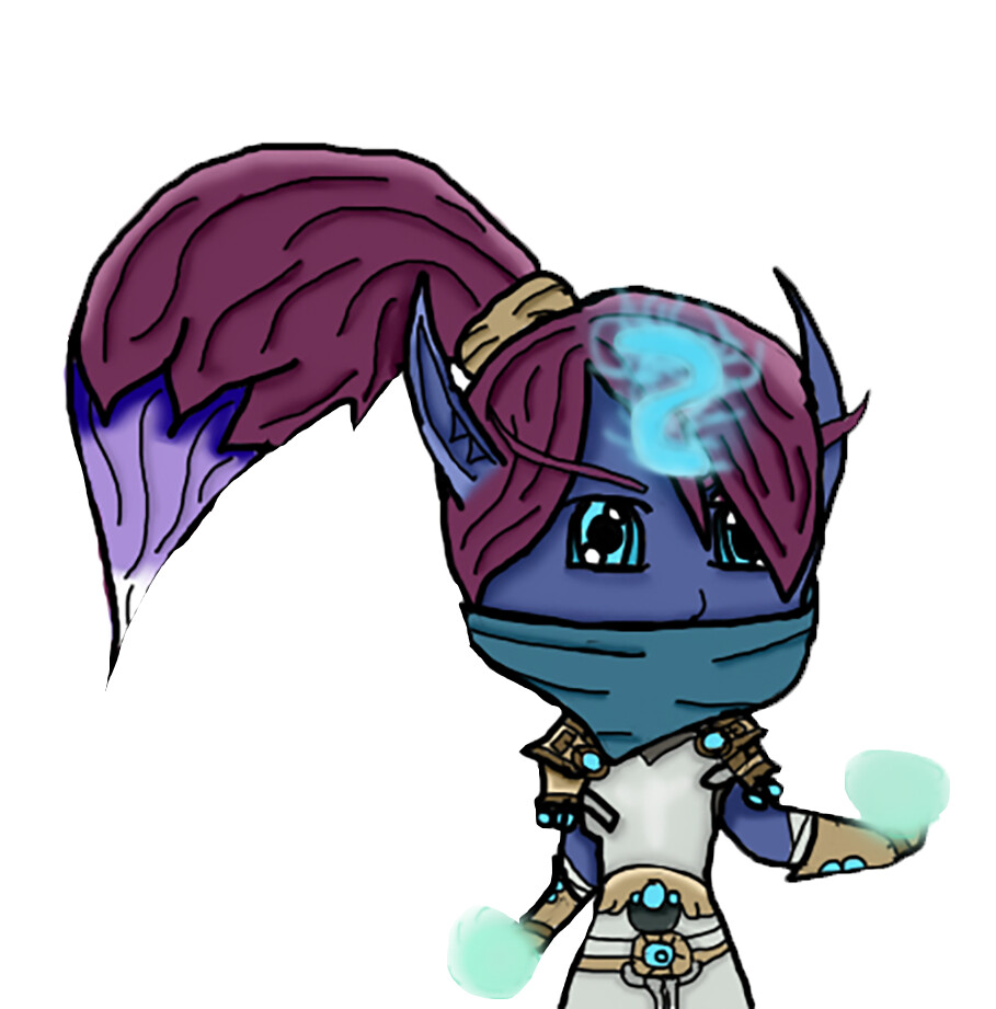 ArtStation - The little void - balance in spirit chibi