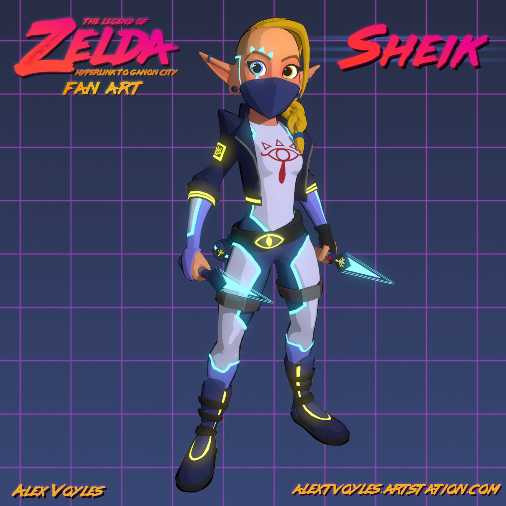 ArtStation - Sheik - Hyperlink Fan Art