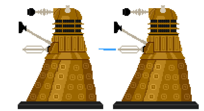 dalek pixel art