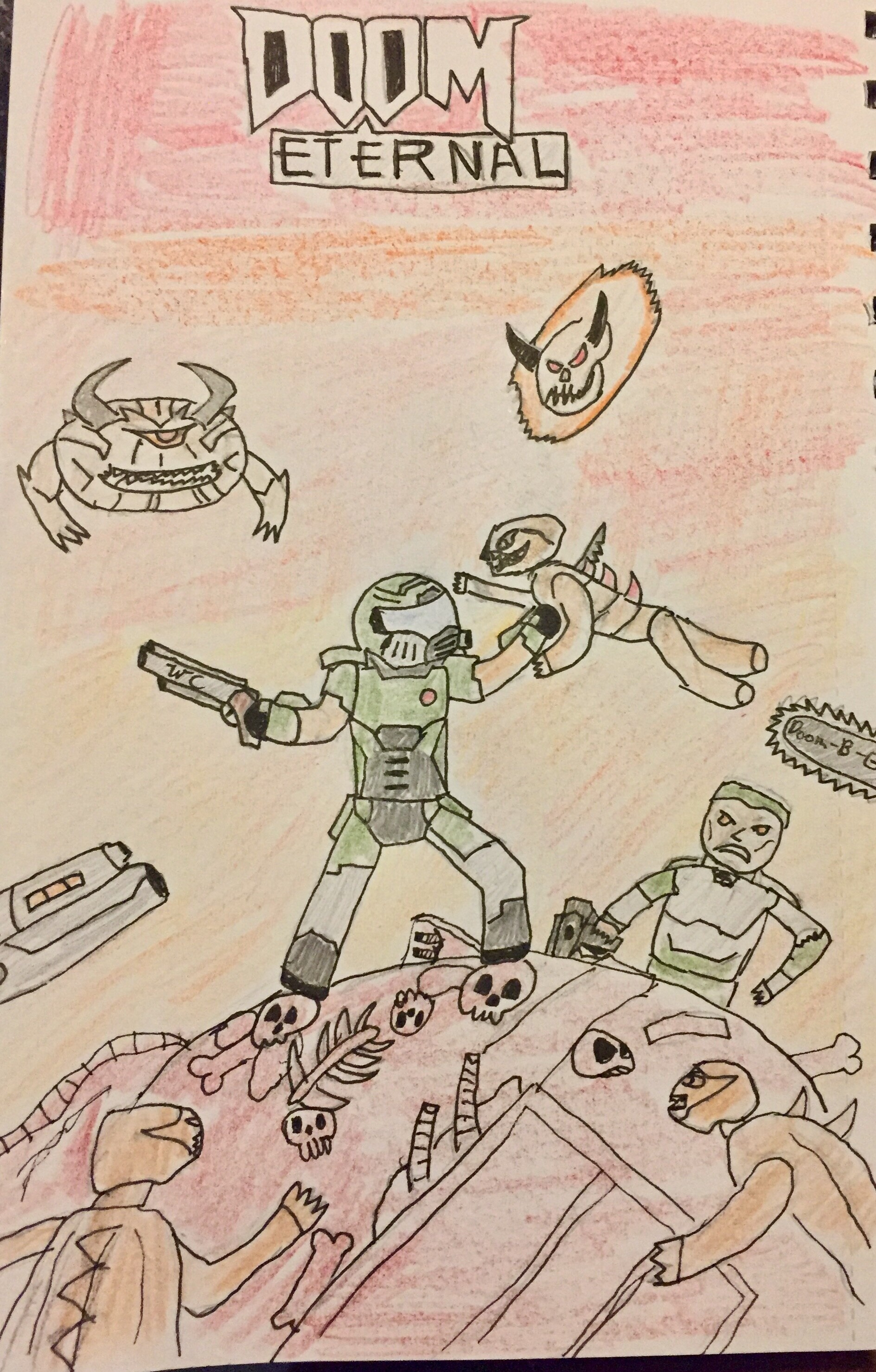 ArtStation - Cartoon Doom