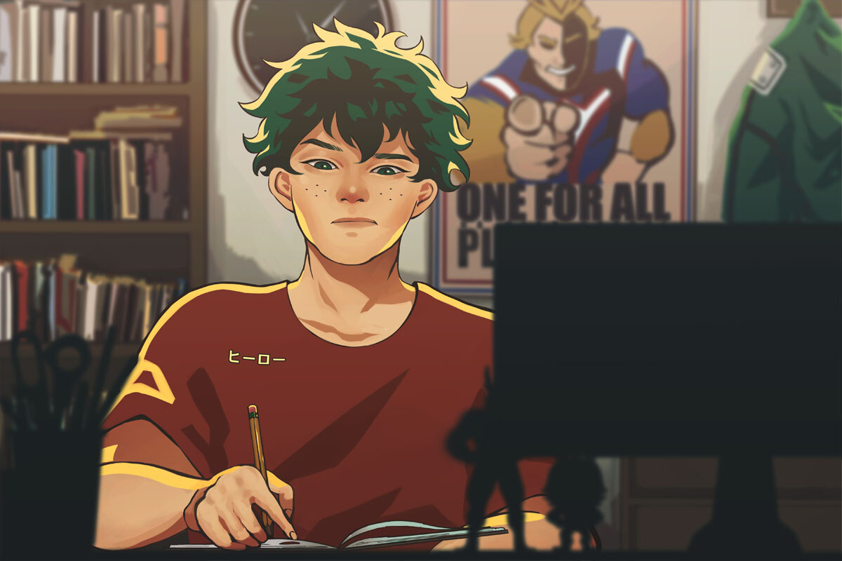 ArtStation - Study Up, Young Man