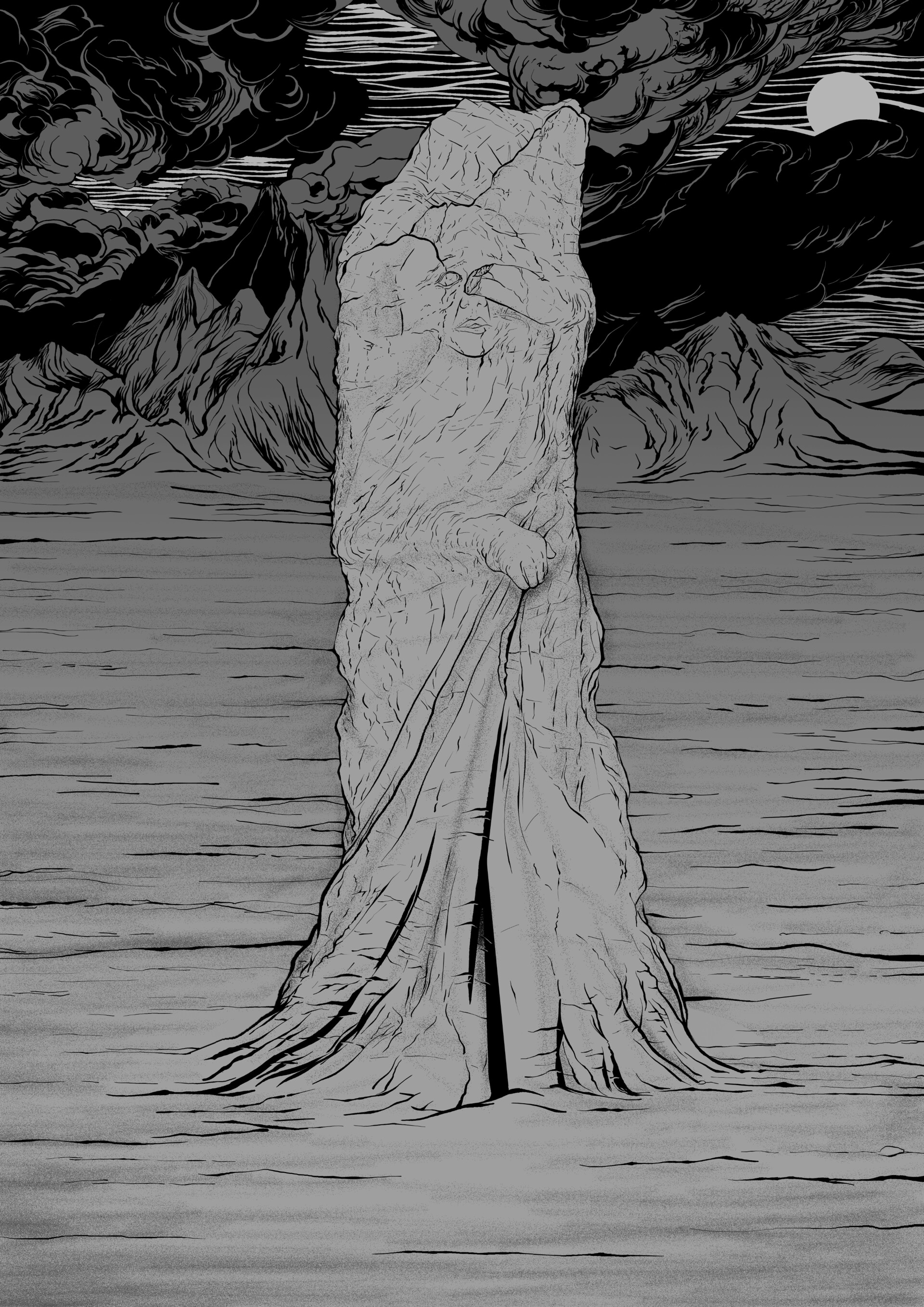 Pillar Of Salt Painting