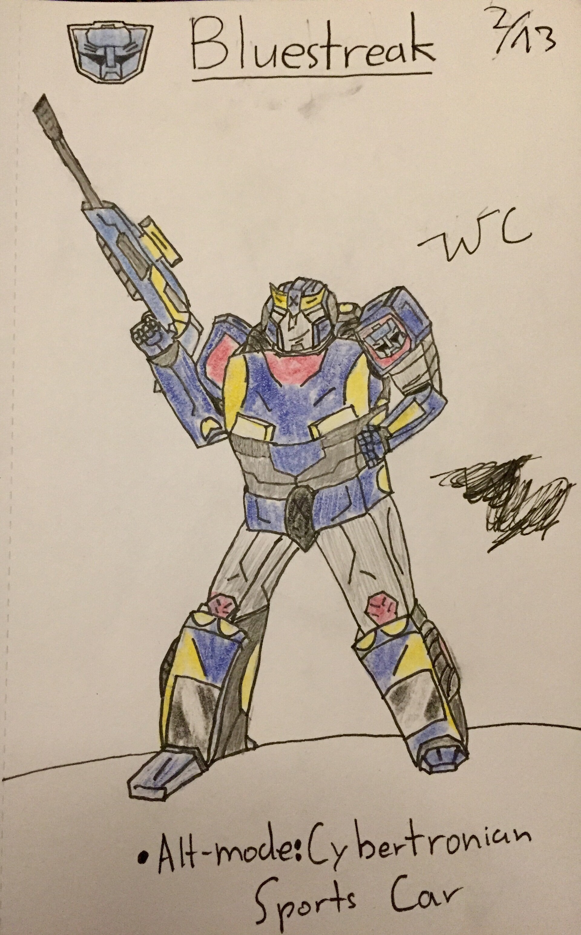 ArtStation - Bluestreak (Transformers)