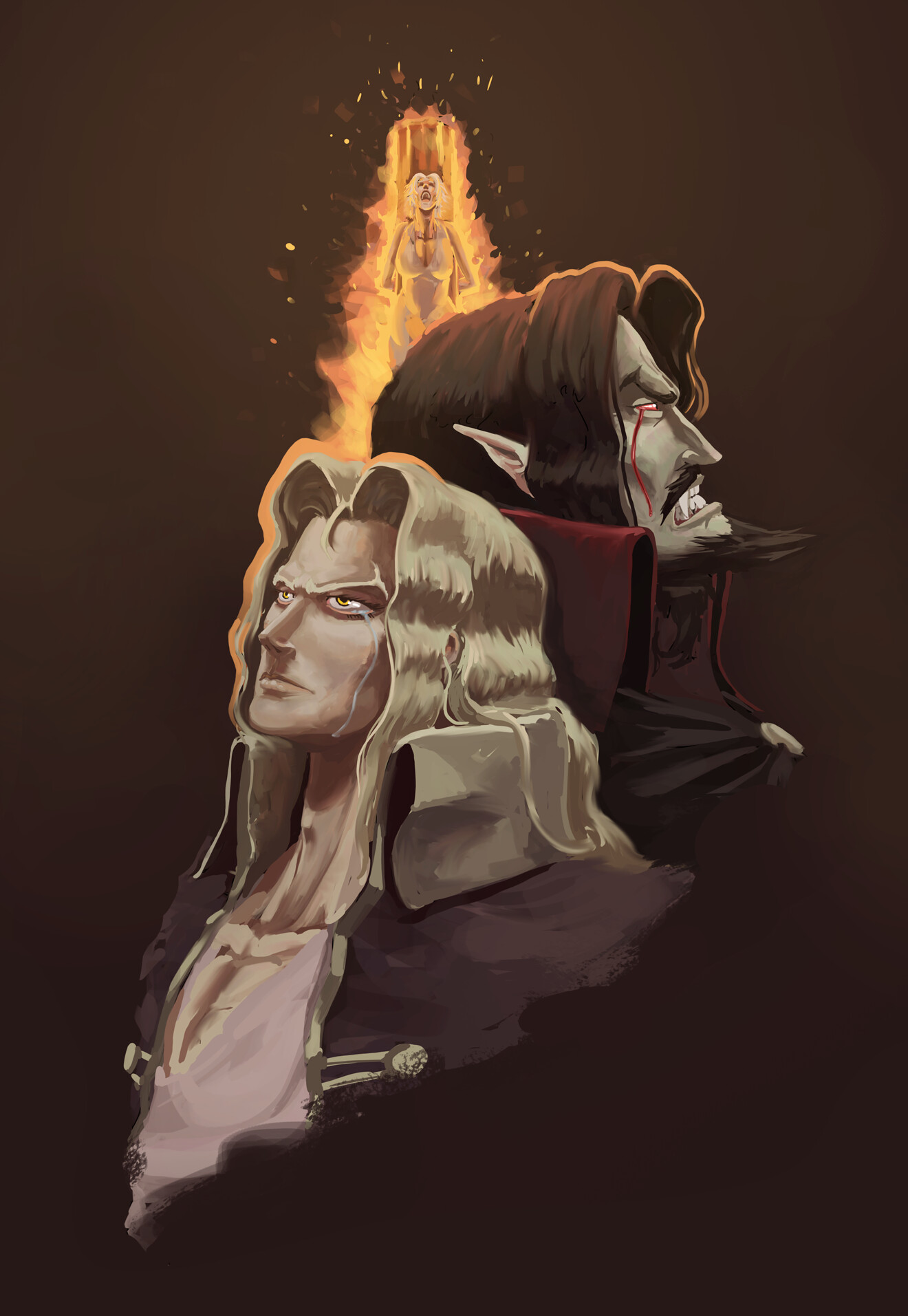 ArtStation - The tragedy of the Dracula family.