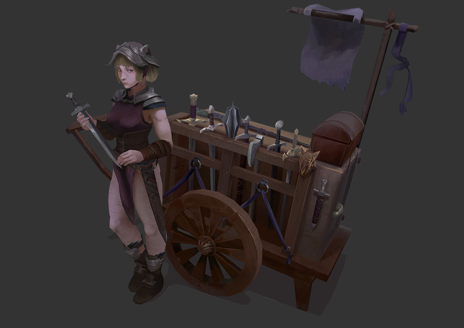 ArtStation - Weapon Merchant 3D