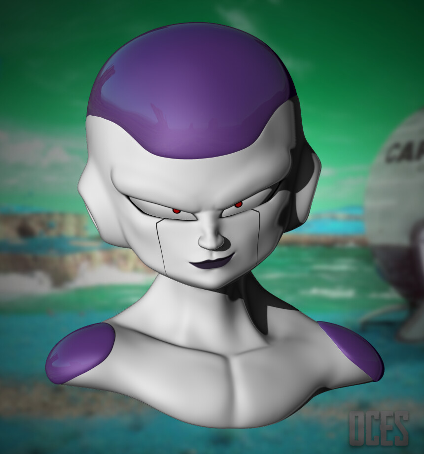 ArtStation - Freezer DBZ bust
