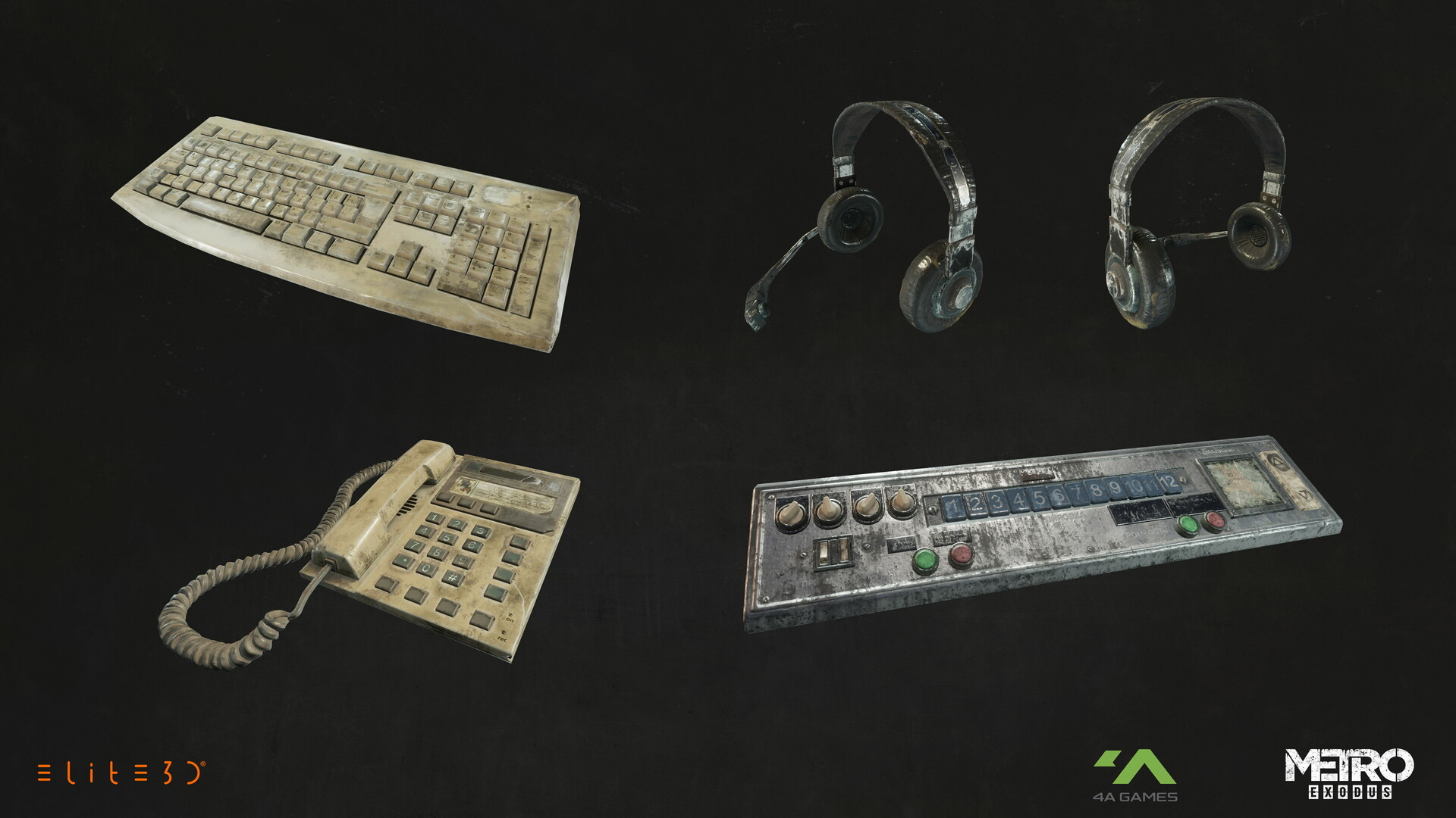 elite3d studio - Metro Exodus Props