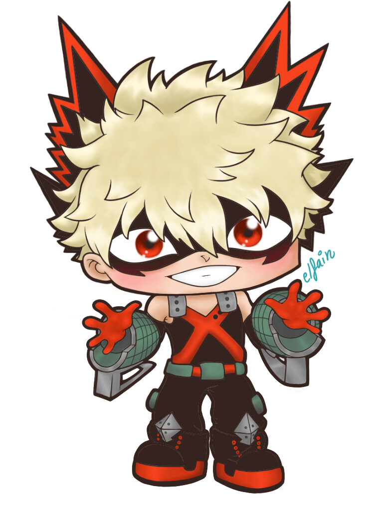 ArtStation - Chibi Katsuki fanart