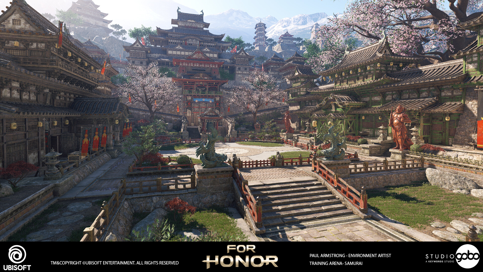 Paul Armstrong Art - For Honor - Samurai Arena