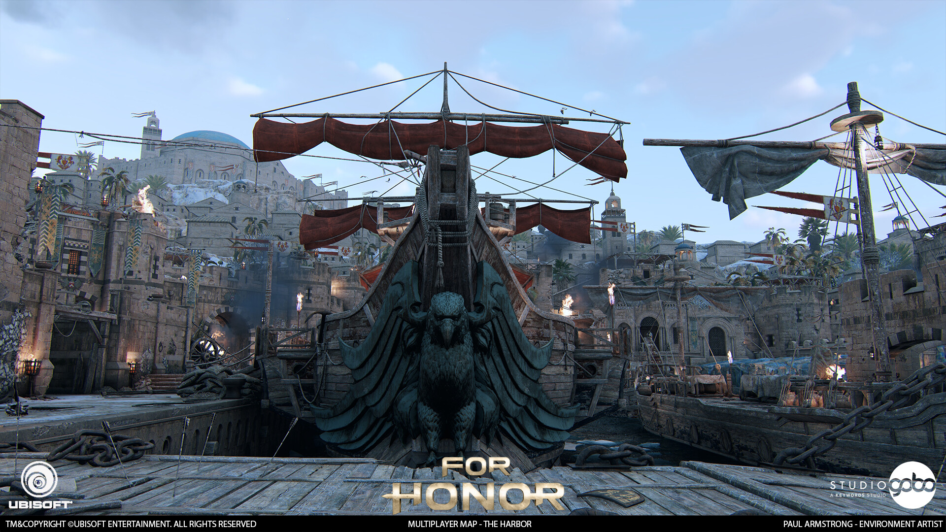 Paul Armstrong Art - For Honor - (Dominion Map) The Knights Harbor