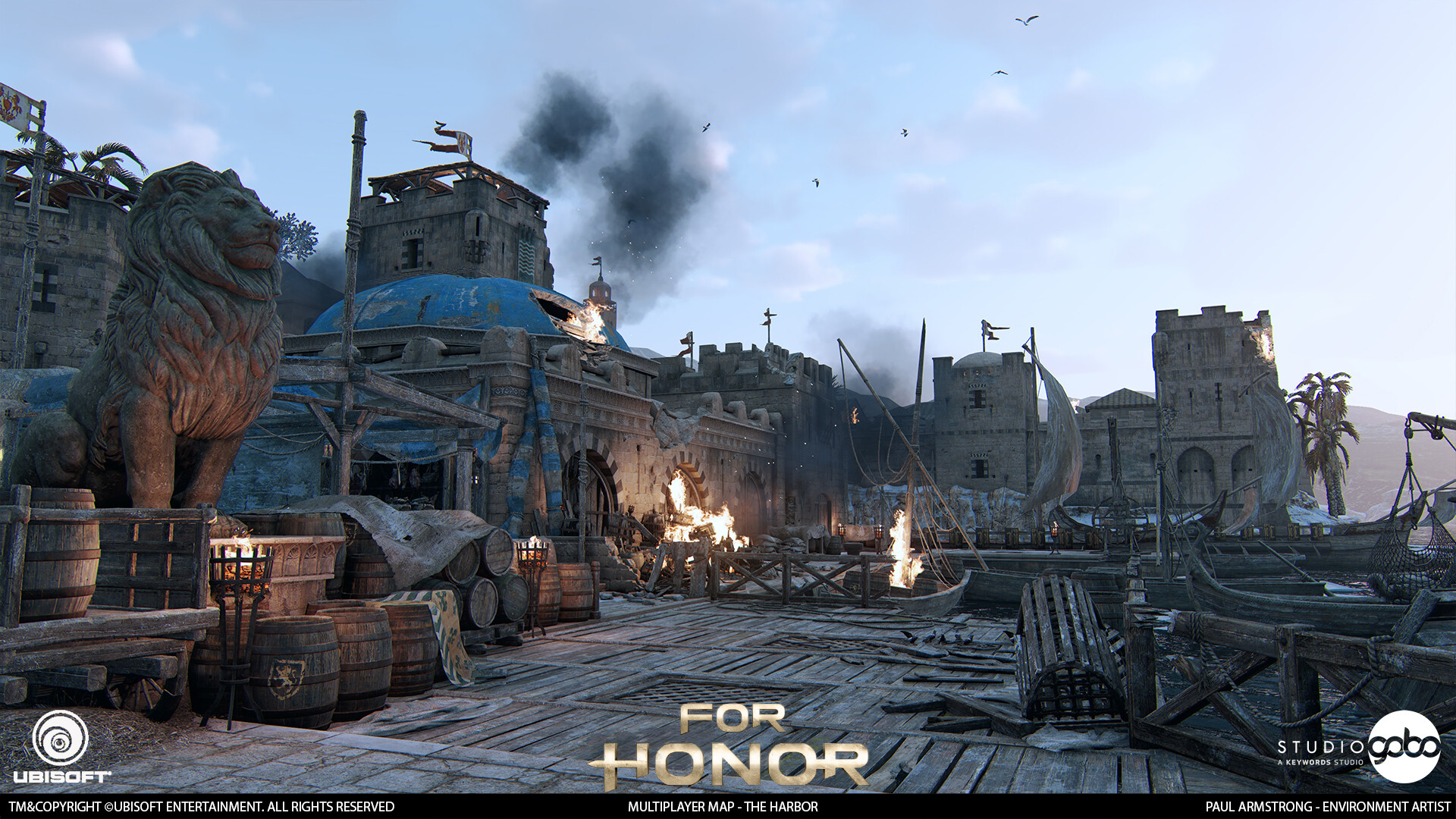 Paul Armstrong Art - For Honor - (Dominion Map) The Knights Harbor