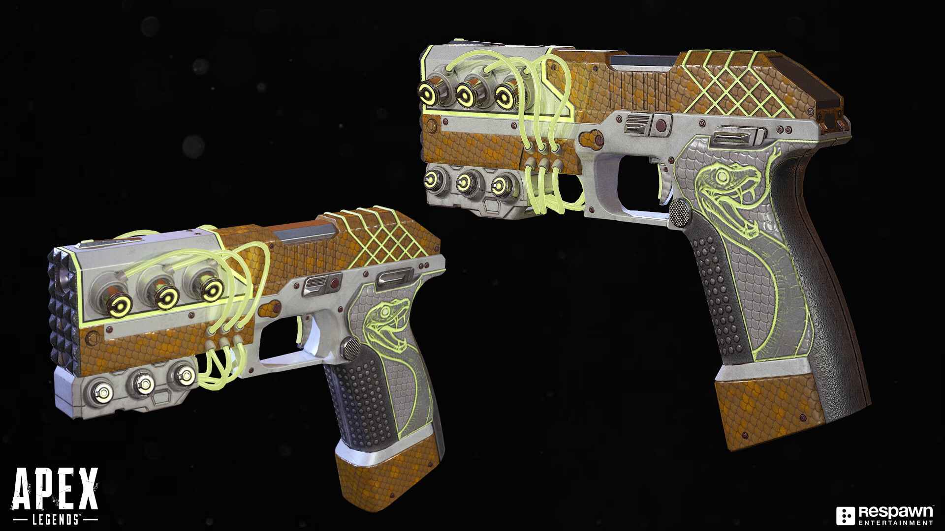 Kevin Neal - Apex Legends - P2020 Legendaries - "The Nullifier", "Green ...