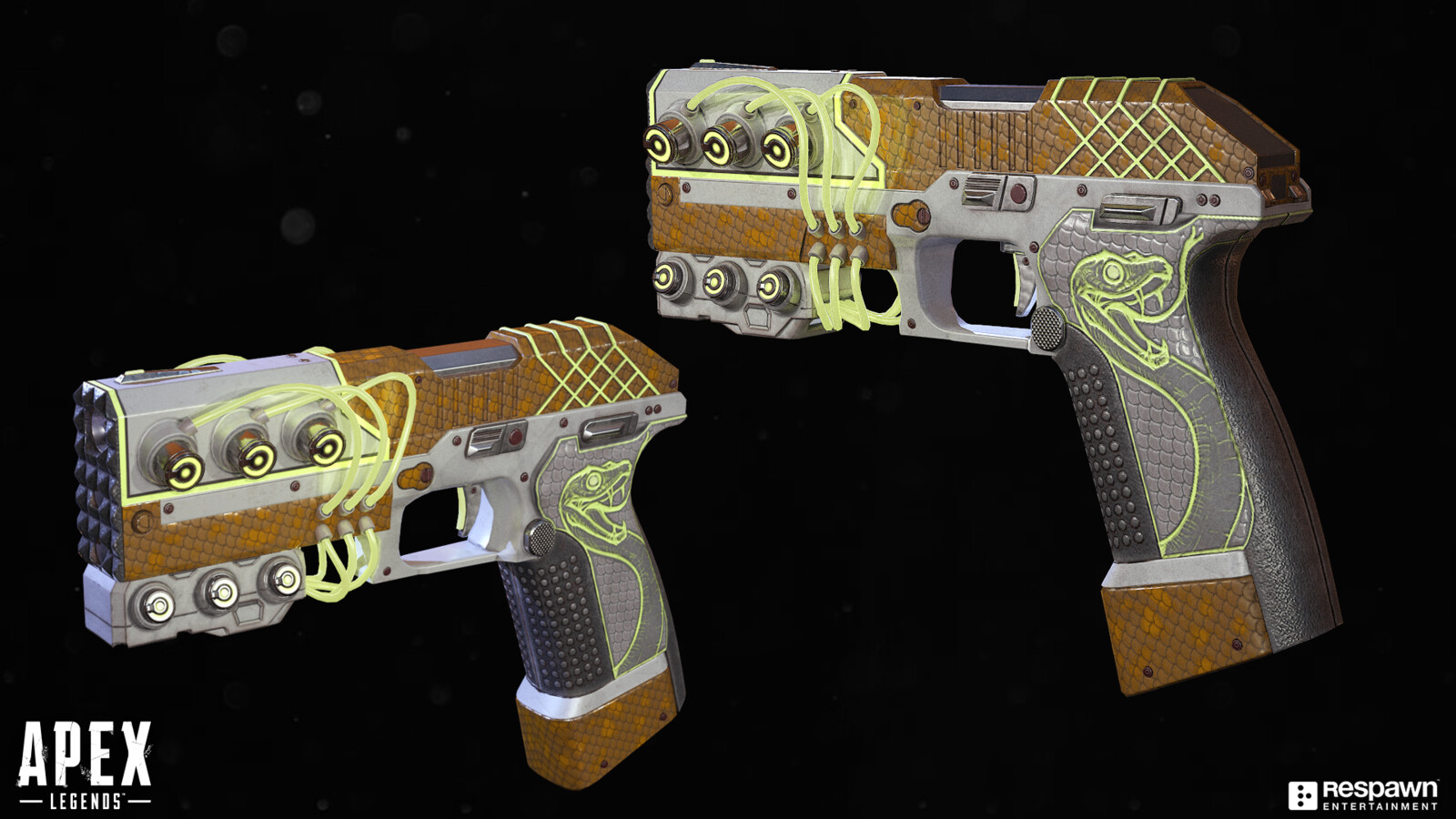 Kevin Neal - Apex Legends - P2020 Legendaries - "The Nullifier", "Green ...