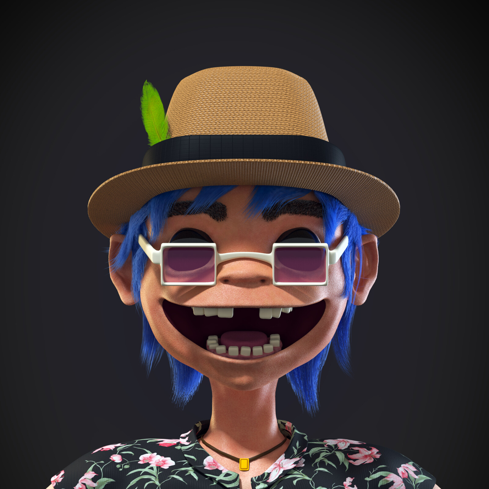 Lucas Pádua - 2D in Rio (Gorillaz)