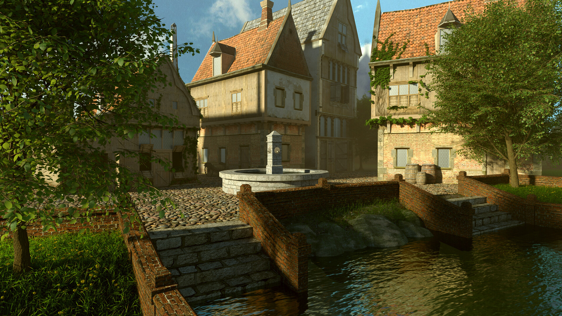 ArtStation - Old town