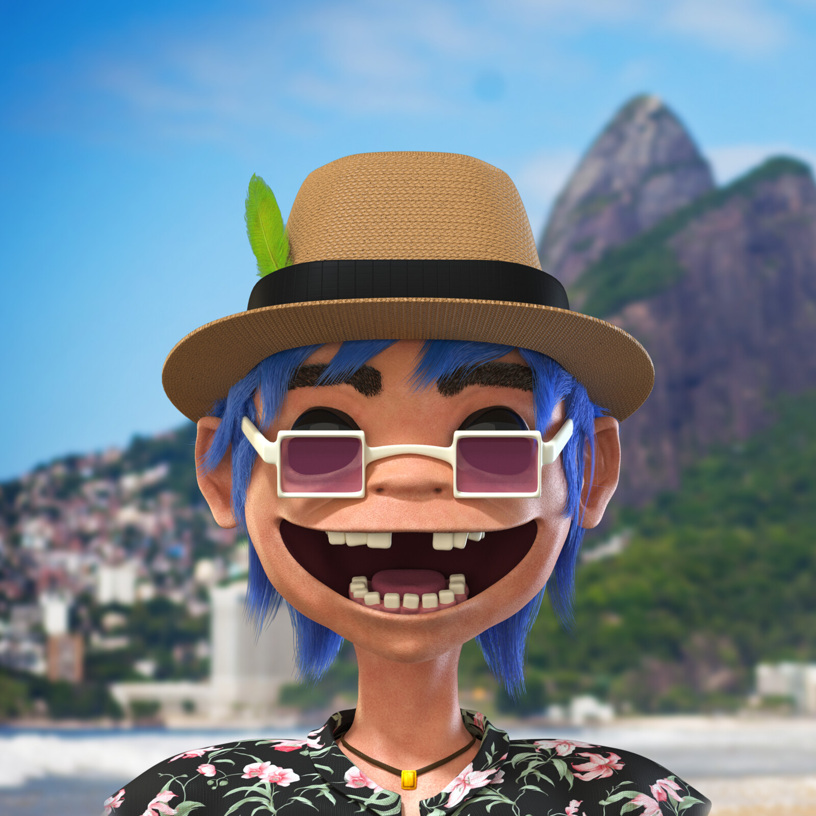 Lucas Pádua - 2D in Rio (Gorillaz)