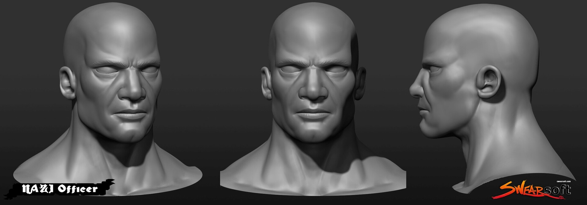 ArtStation - Nazi Officer Clean