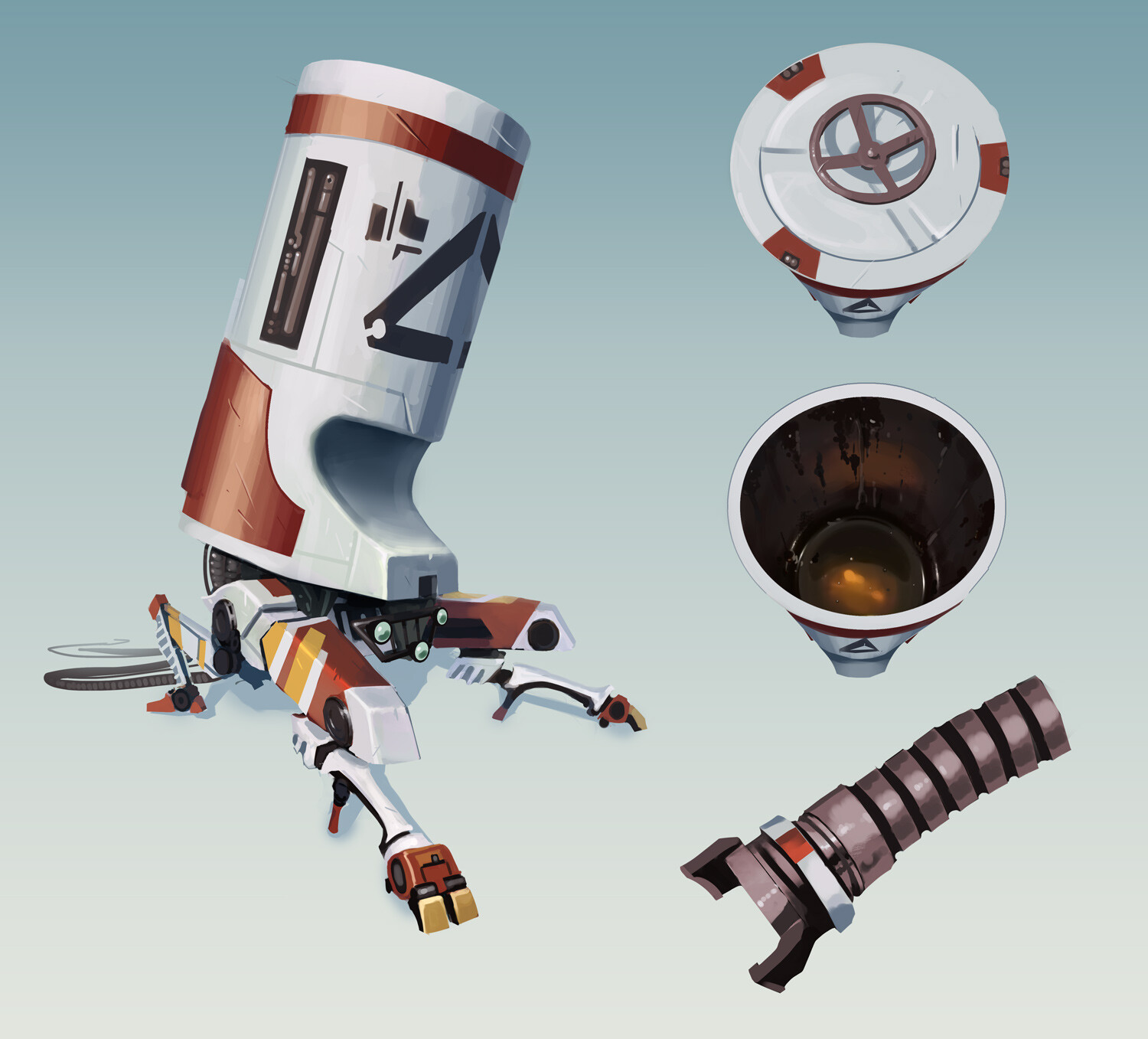 ArtStation - container robot