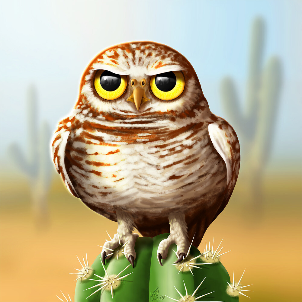 ArtStation - Burrowing Owly
