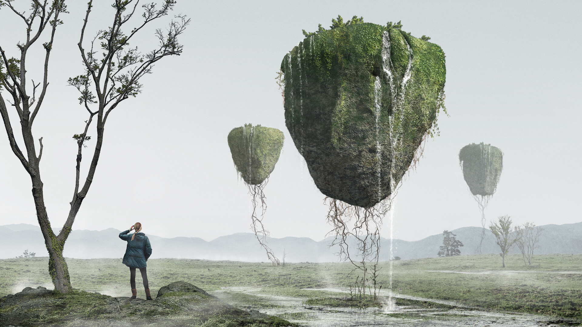 ArtStation - Floating Rocks