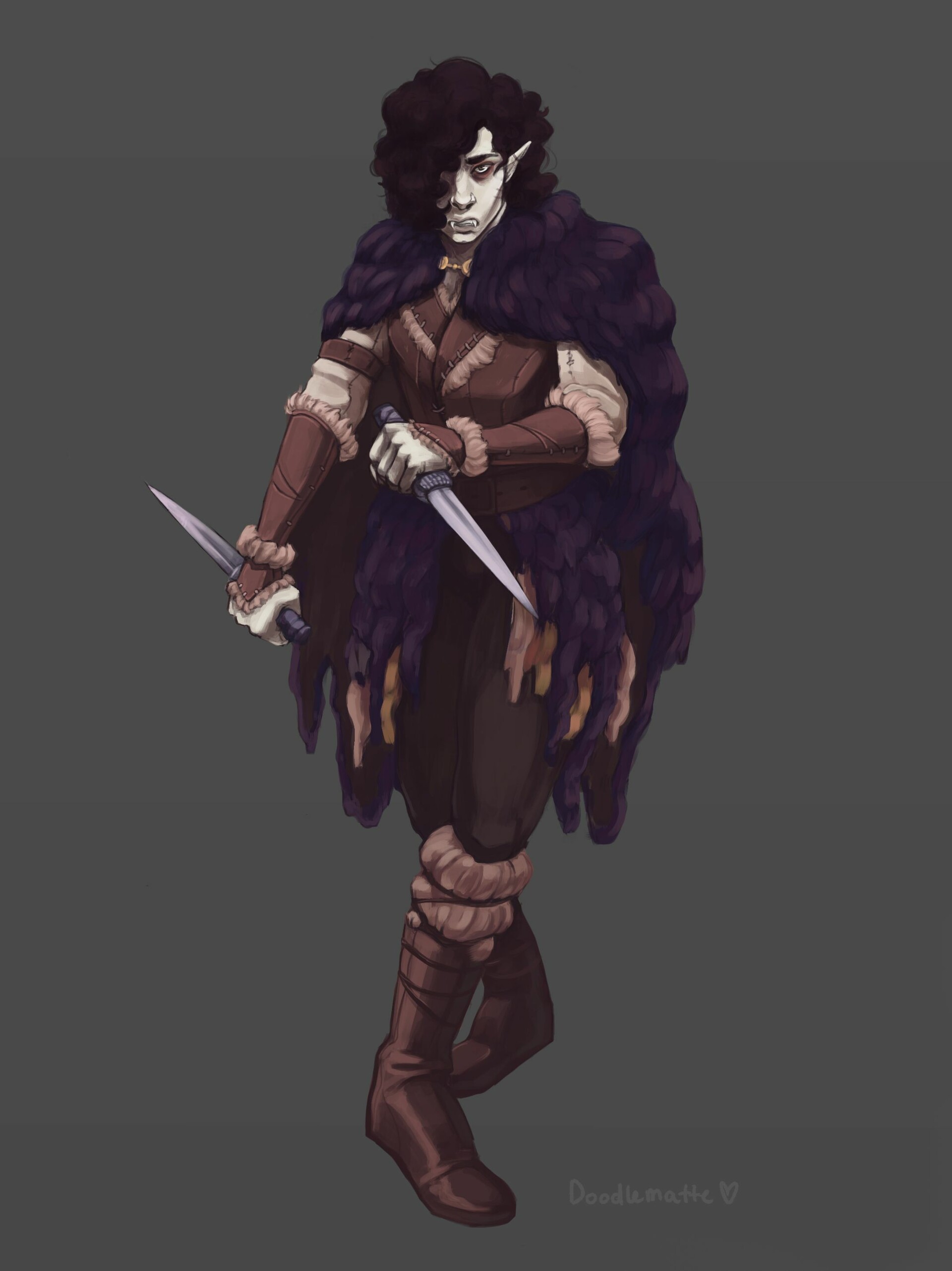 ArtStation - Commissioned Vampire Character Portrait